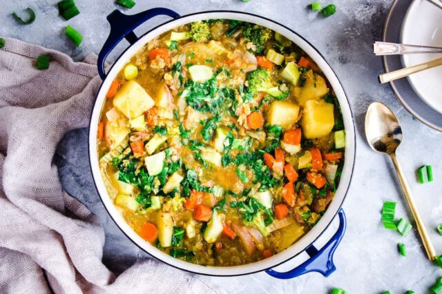 Easy Vegetable Stew (vegan & gluten-free)
