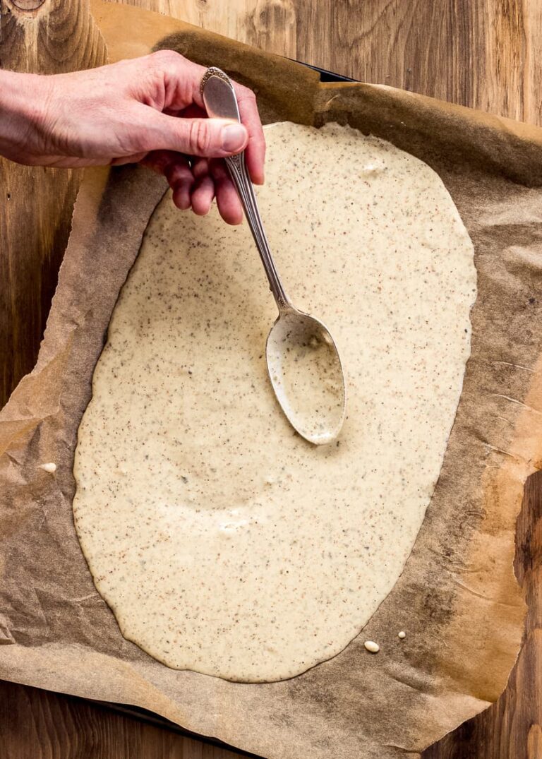 Chickpea Flour Pizza Crust (gluten-free & vegan)