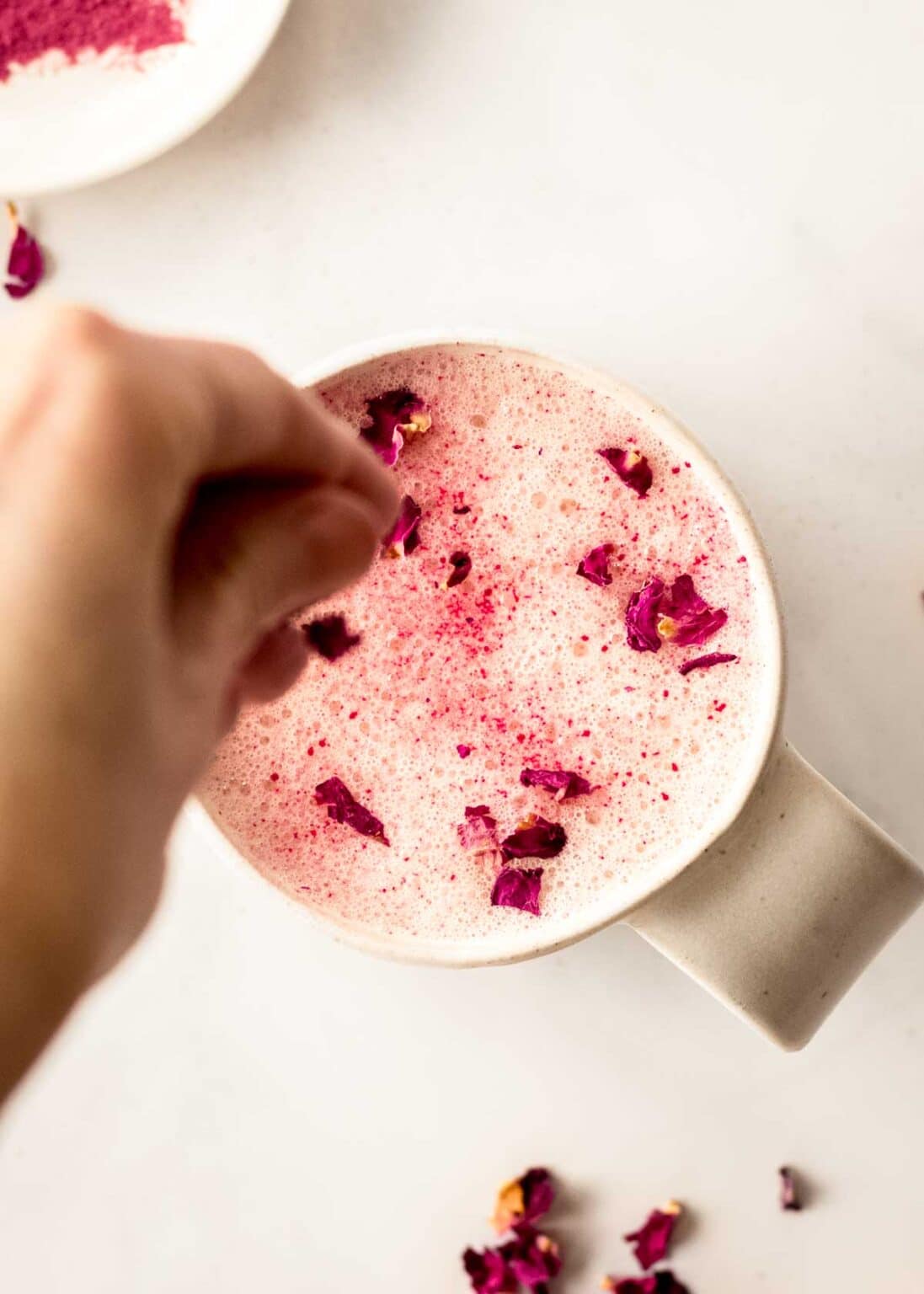 Easy Rose Latte (iced or hot)