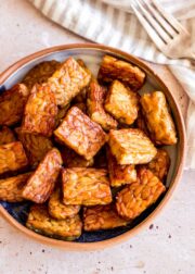 Best Easy Pan-Fried Tempeh (3 Ingredients!)